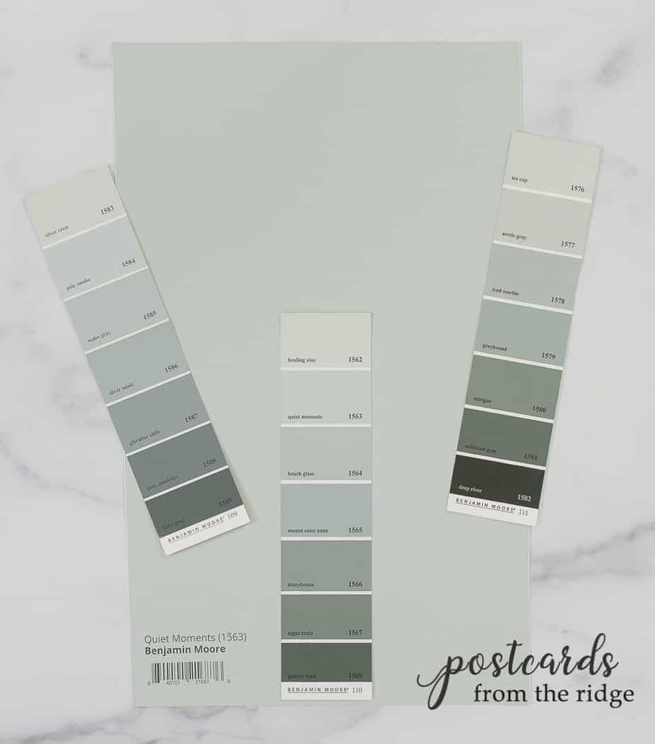 Benjamin Moore Quiet Moments Paint Color Spotlight - Postcards from the ...