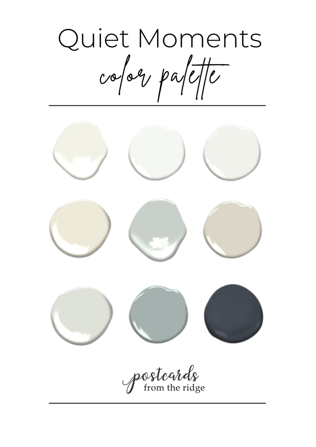Benjamin Moore Quiet Moments Paint Color Spotlight - Postcards from the ...