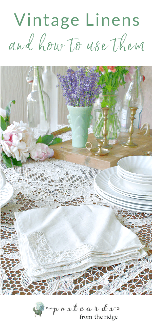 7 charming types of vintage linens you should never pass up - Postcards ...