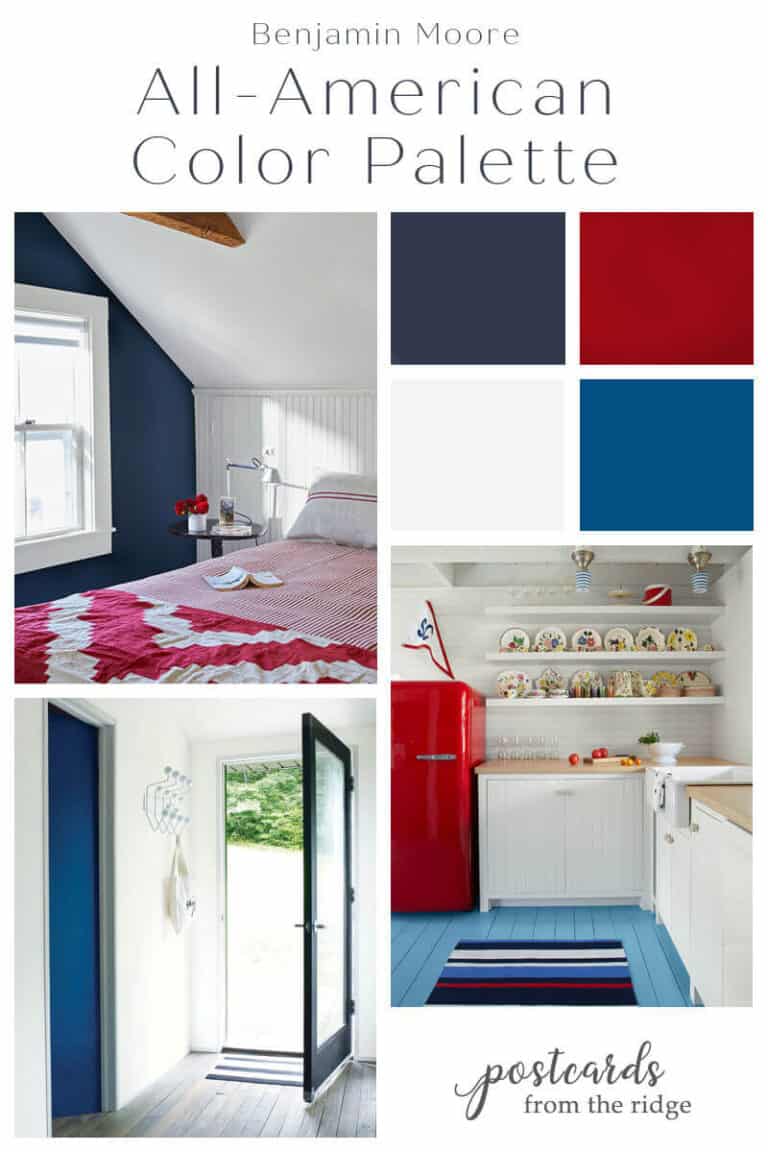 Favorite Paint Color ~ All American Edition - Postcards from the Ridge
