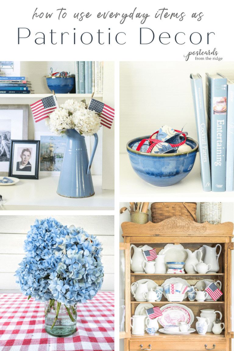 How to Make Everyday Items Look Patriotic - Postcards from the Ridge