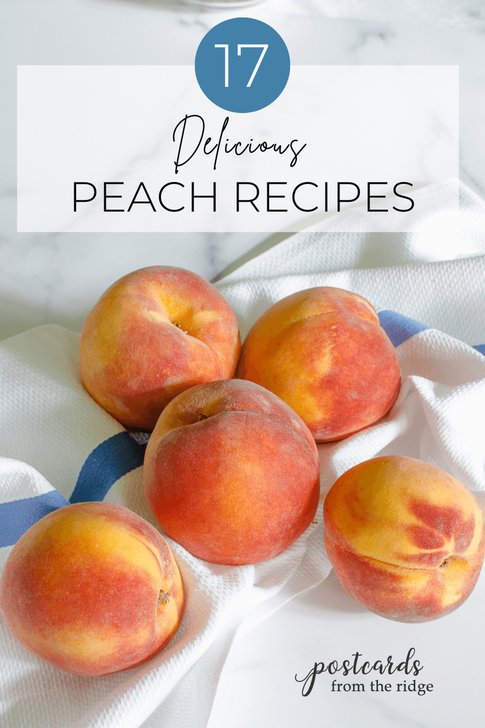 Individual Peach Crisp Recipe - Postcards from the Ridge