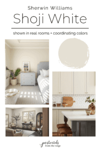 Sherwin Williams Shoji White Review & Color Palettes - Postcards from ...