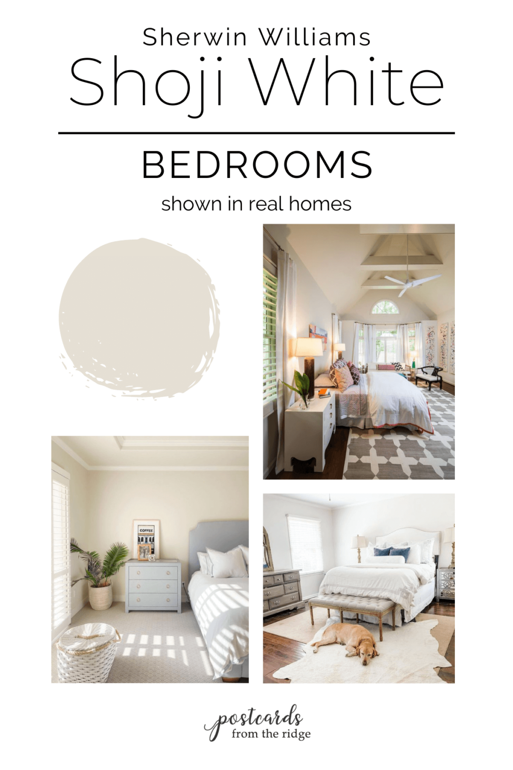 Sherwin Williams Shoji White Review & Color Palettes - Postcards from ...