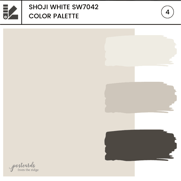 Sherwin Williams Shoji White Review & Color Palettes - Postcards from ...
