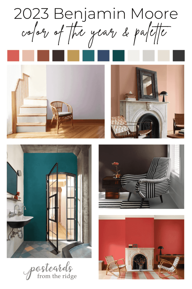 2023 Benjamin Moore Color of the Year and Trends - Postcards from the Ridge