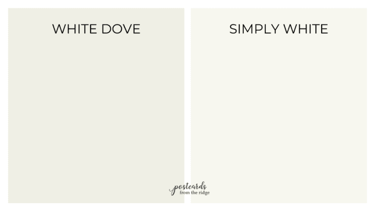 Benjamin Moore White Dove OC-17 Review and why it's a favorite ...