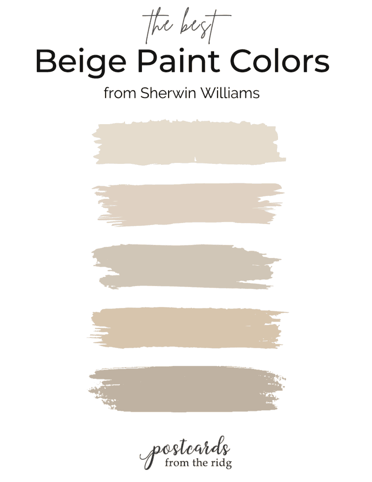 15 Best Beige Paint Colors for your home - Postcards from the Ridge