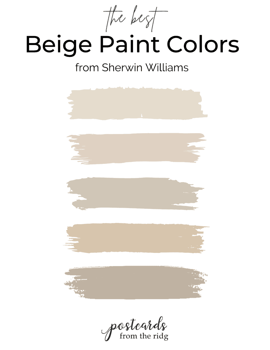 15 Best Beige Paint Colors for your home - Postcards from the Ridge