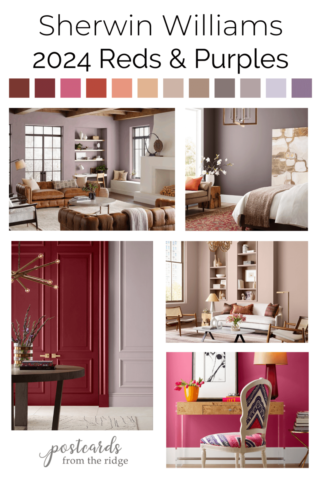 Sherwin Williams 2024 Colors - 48 hues you're going to love - Postcards ...