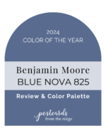 Benjamin Moore Blue Nova 825 Review Plus the 2024 Paint Color Trends ...