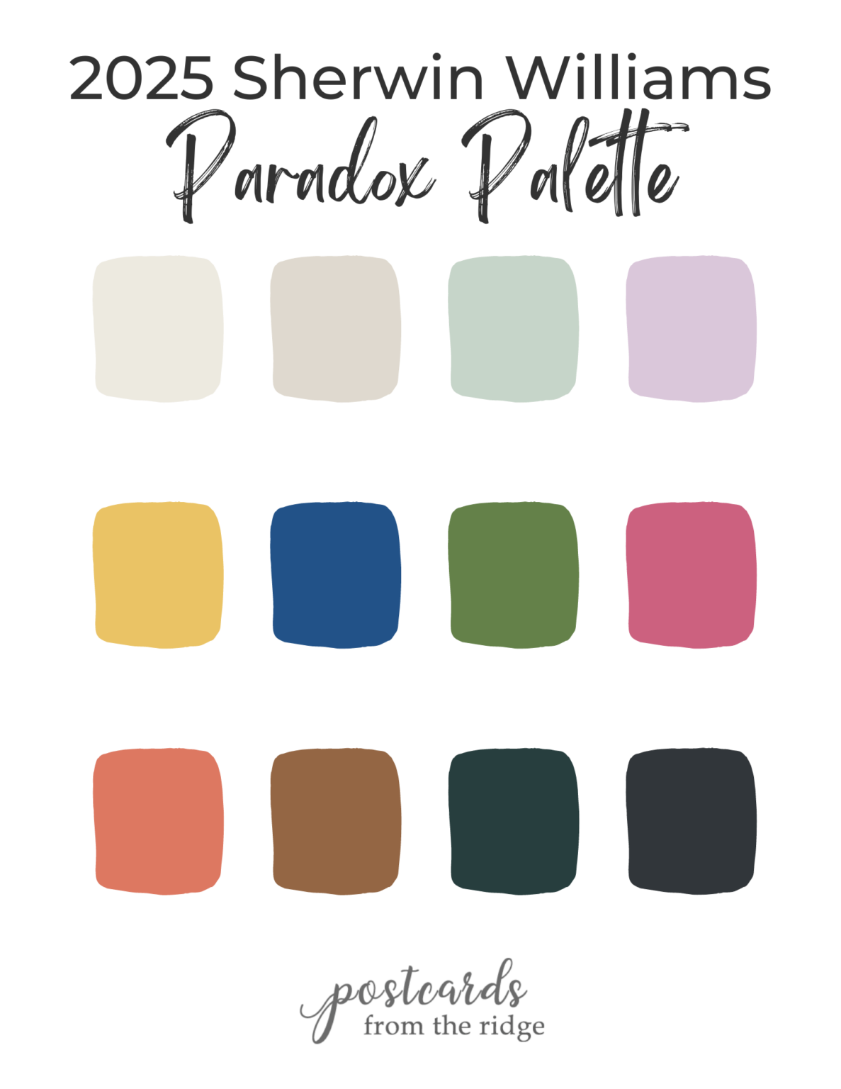 The 2025 Sherwin Williams Colors have something for everyone ...