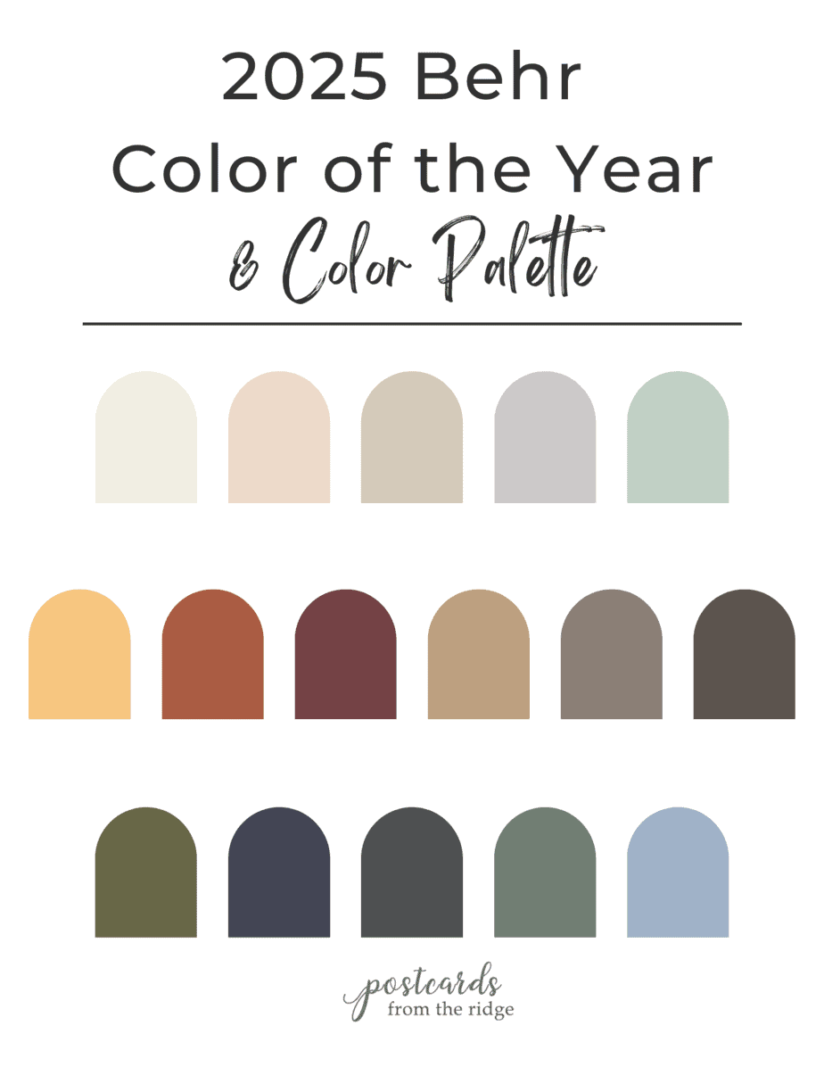The 2025 Paint Color of the Year Picks are Like a Big Hug - Postcards ...