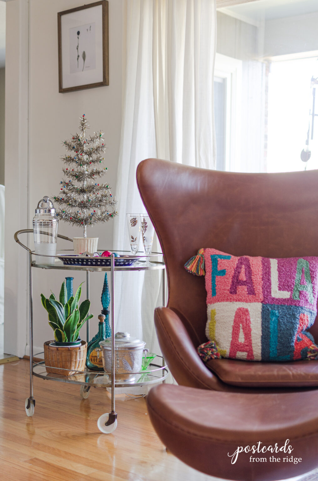An Eclectic and Colorful Christmas Home Tour - Postcards from the Ridge