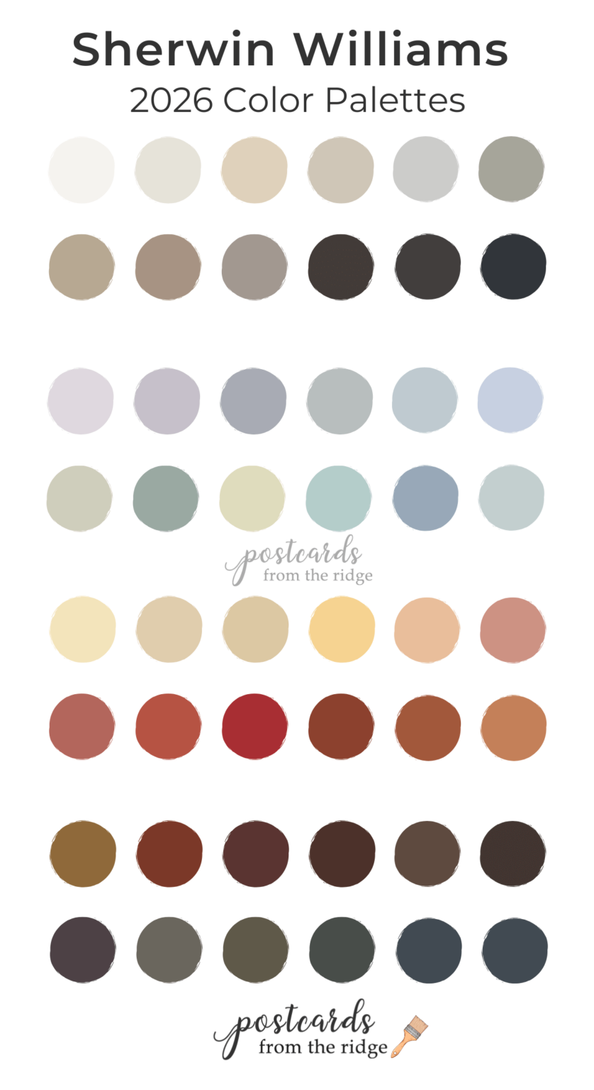 2026 Color of the Year Picks from Paint Companies (so far) - Postcards ...