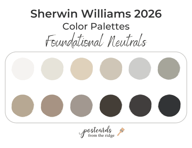 The 2026 Sherwin Williams Colors are the best ones in years - Postcards ...
